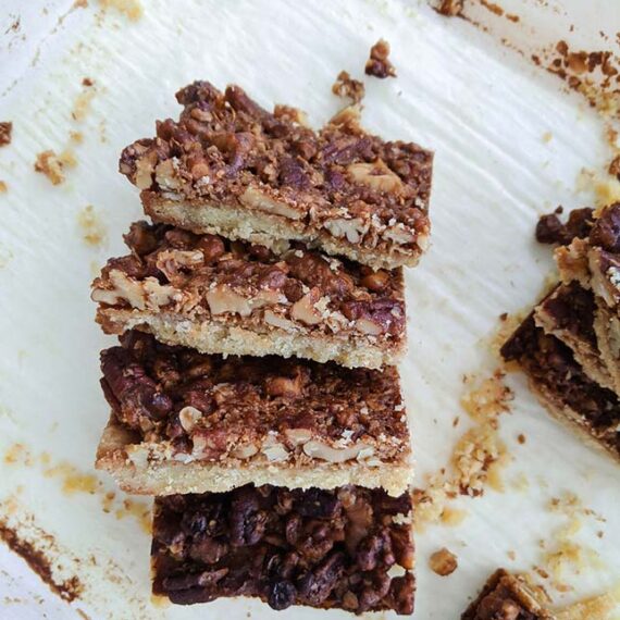 Peanut Butter Pecan Shortbread - Whiskfully So