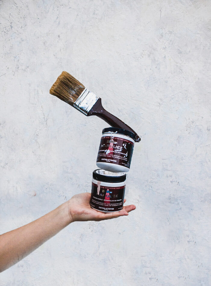 DIY Painted Photography Backdrop - Whiskfully So