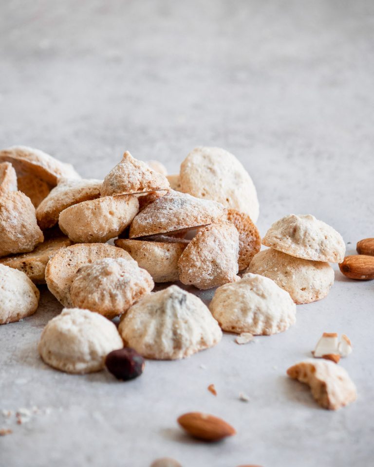 Easy Almond Hazelnut Dacquoises - Whiskfully So